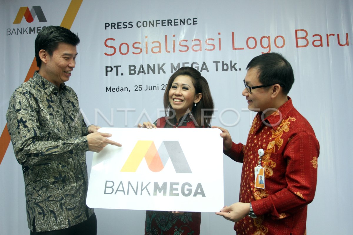MEGA BANK LOGO | ANTARA Foto