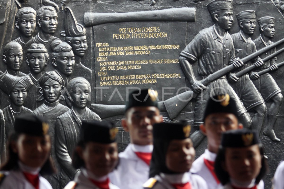 JELANG SUMPAH PEMUDA | ANTARA Foto JELANG SUMPAH PEMUDA | ANTARA Foto
