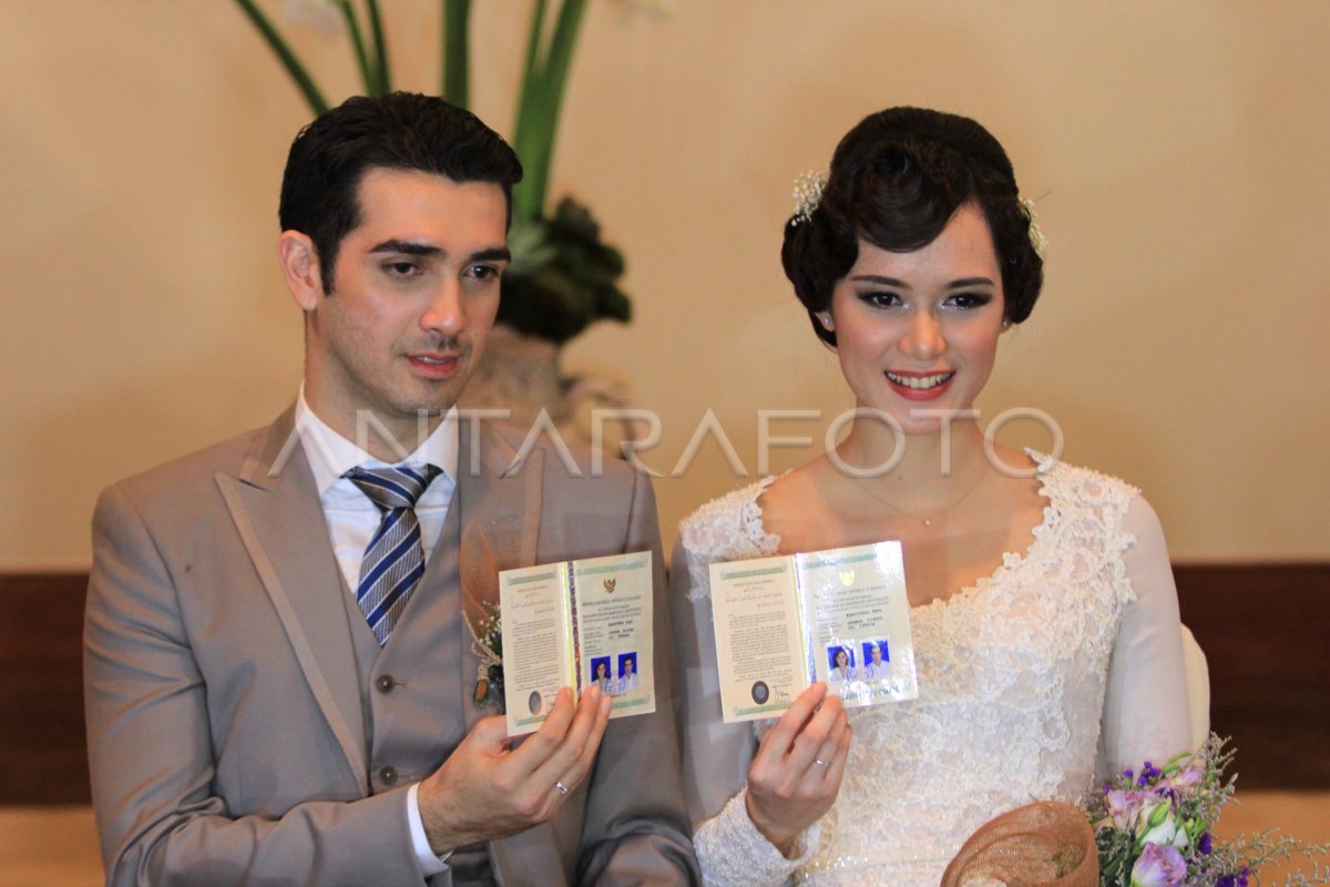 FACHRI ALBAR AND RENATA KUSMANTO OFFICIALLY MARRIED | ANTARA Foto