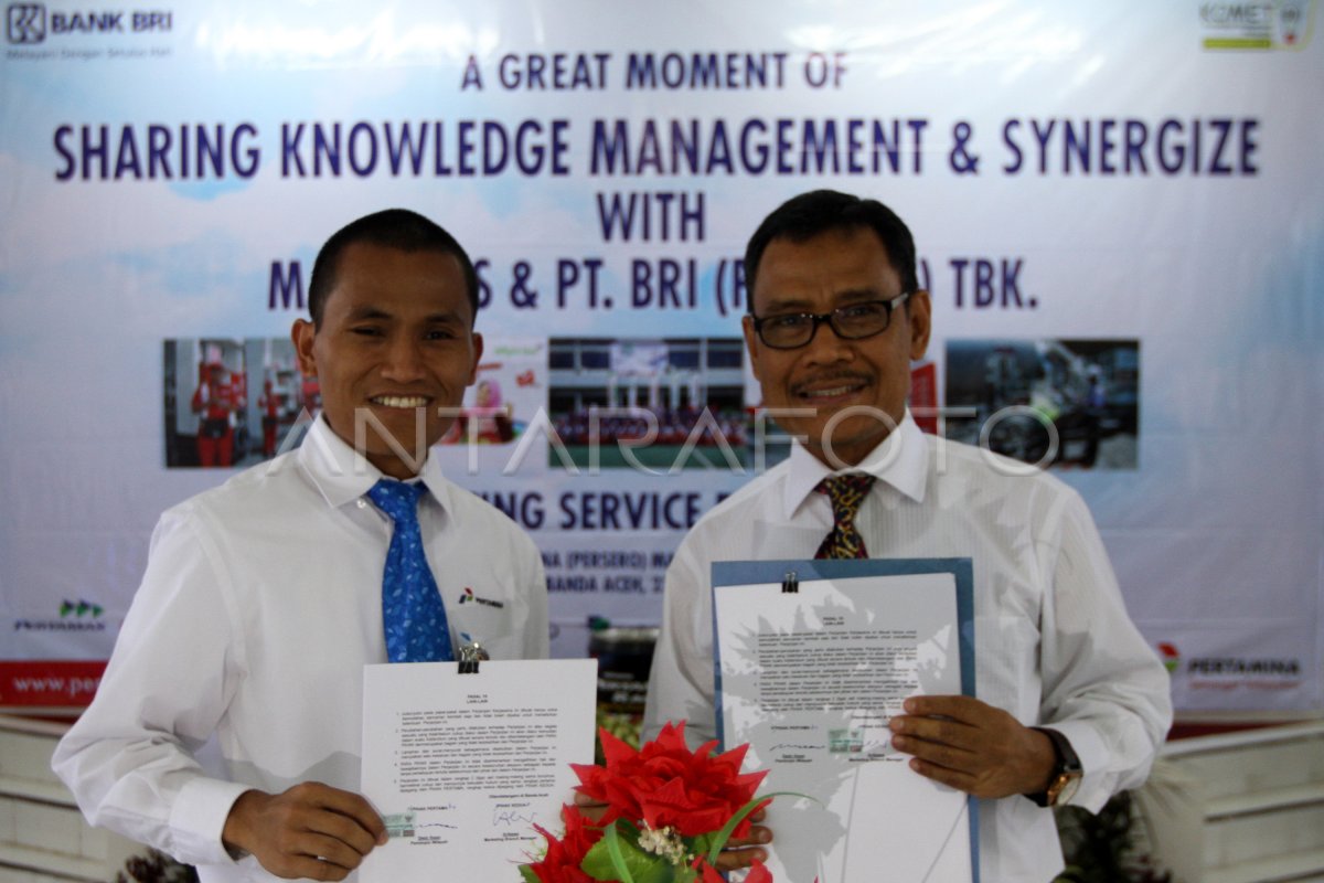 MOU PERTAMINA BRI | ANTARA Foto