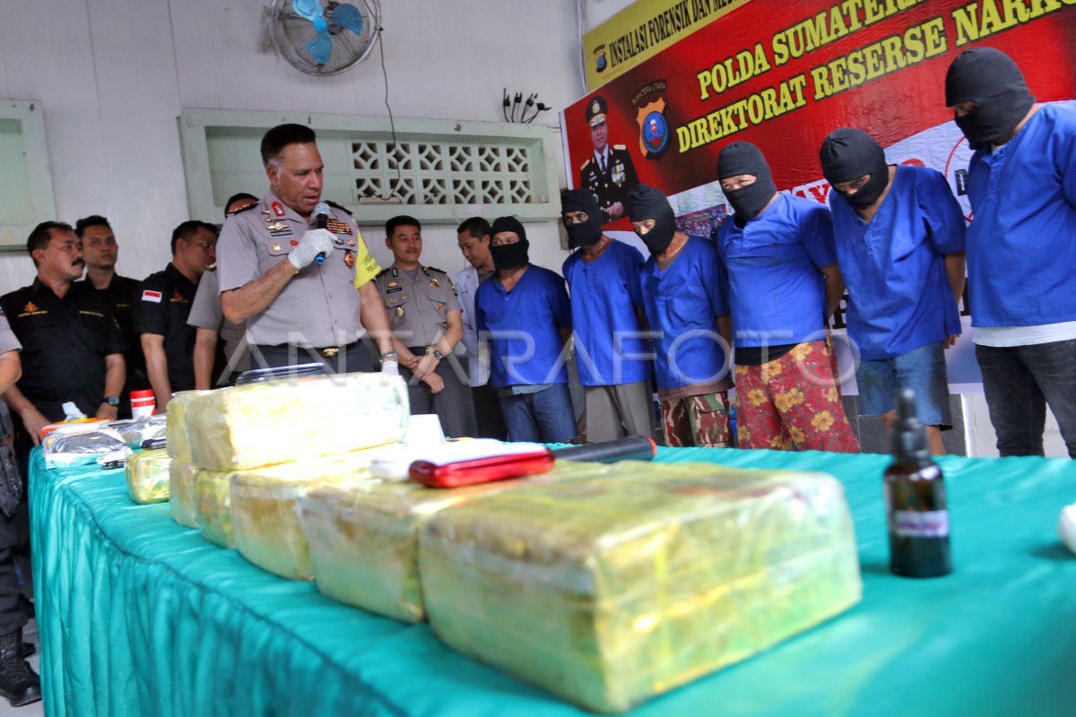 KASUS NARKOBA JARINGAN INTERNASIONAL | ANTARA Foto
