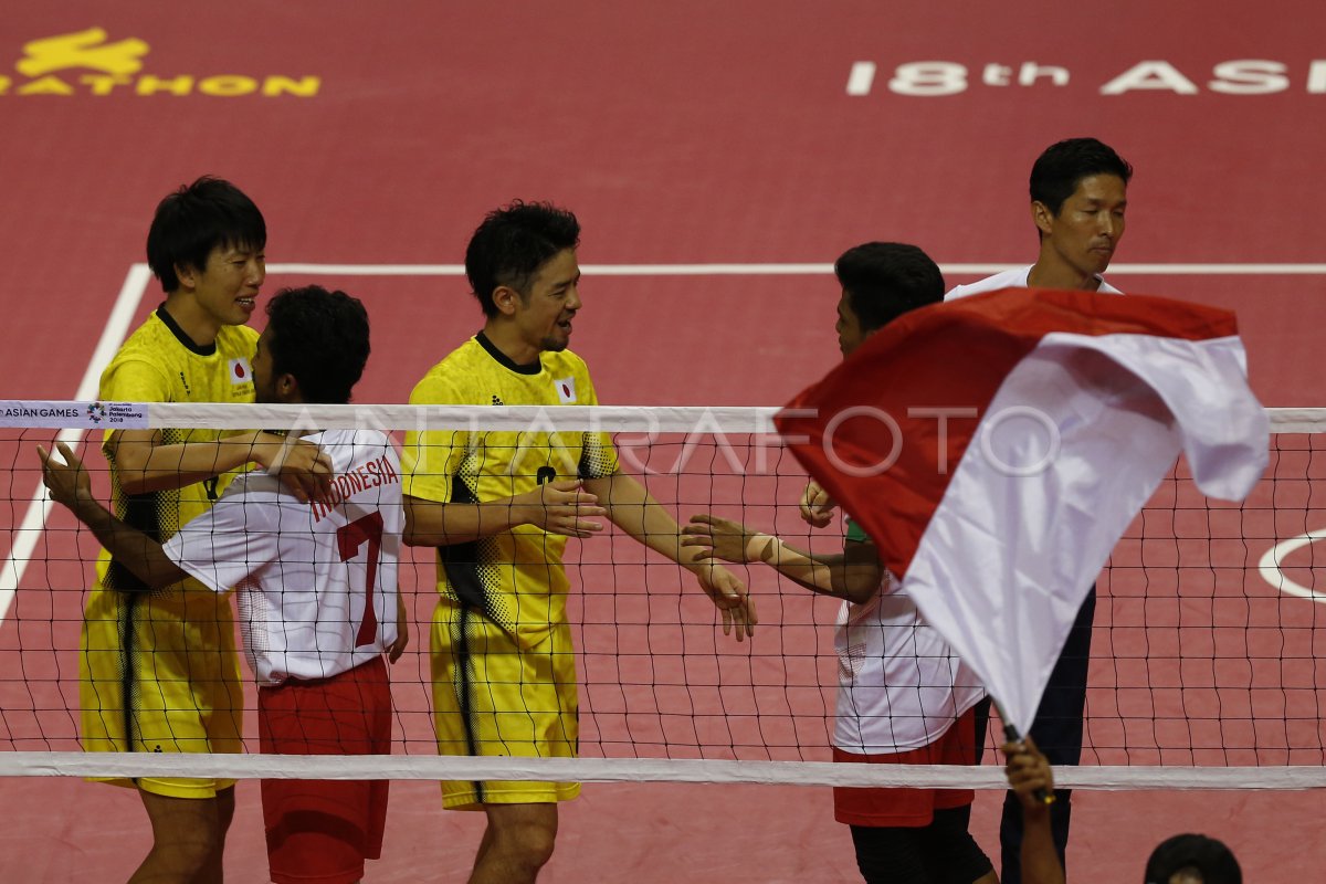 EMAS SEPAK TAKRAW QUADRANT PUTRA | ANTARA Foto