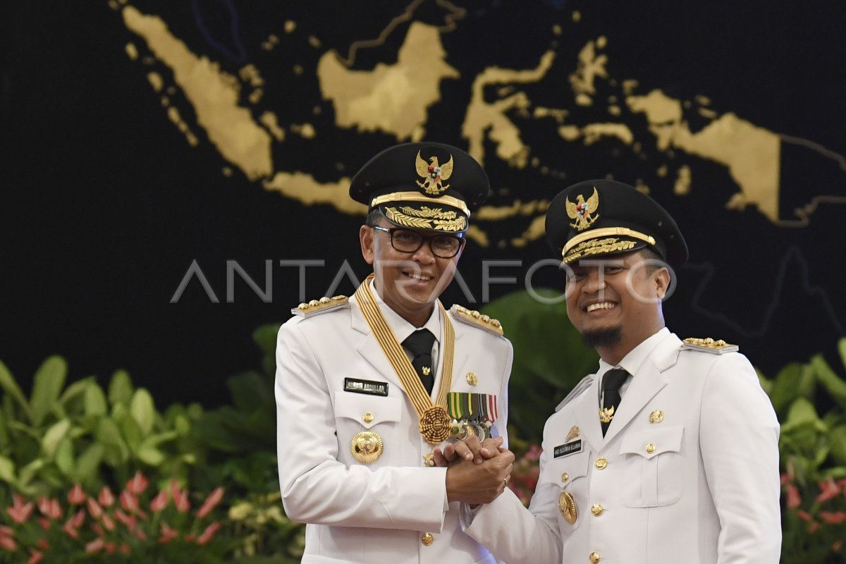 PELANTIKAN GUBERNUR SULAWESI SELATAN | ANTARA Foto