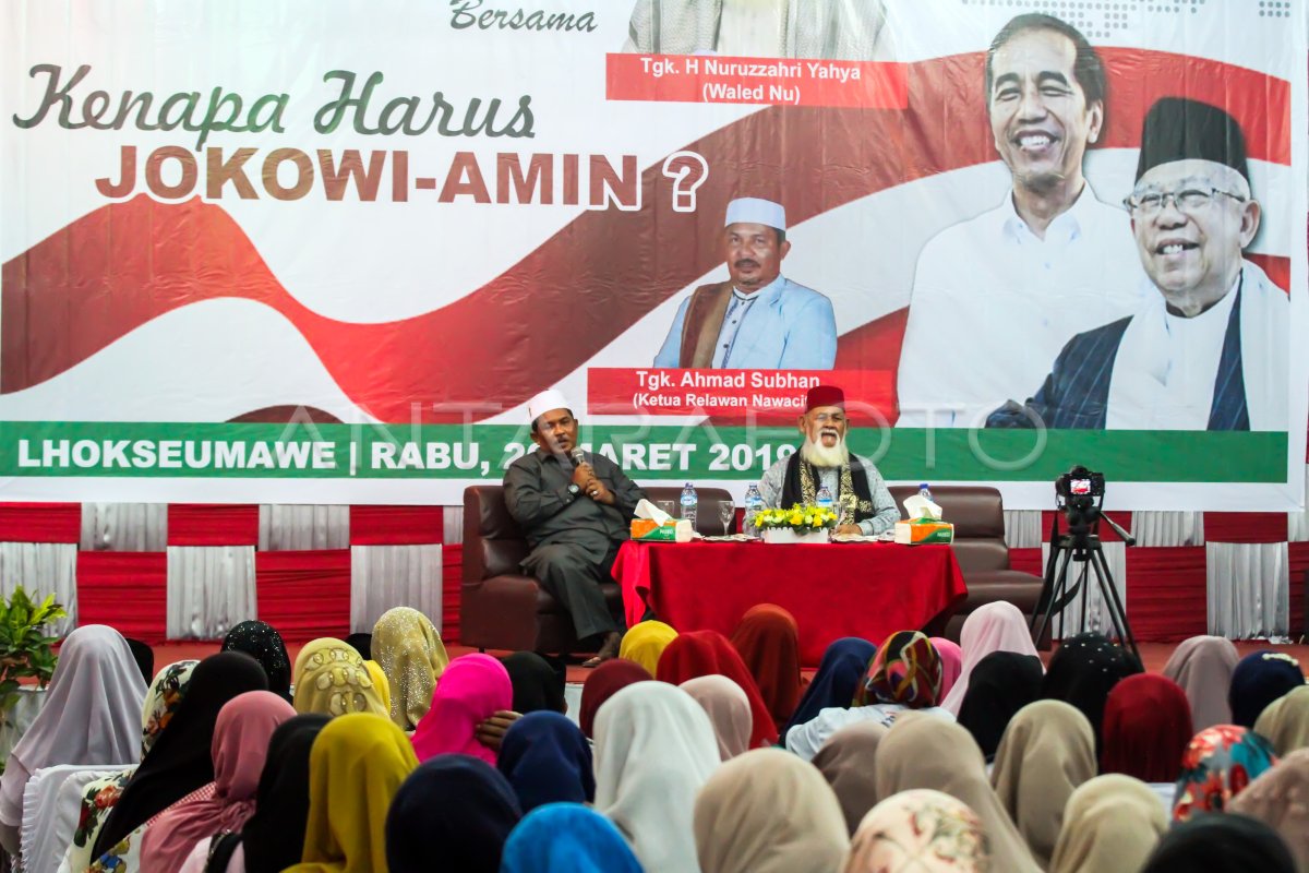 DEKLARASI RELAWAN NAWACITA JOKOWI-AMIN DI ACEH | ANTARA Foto