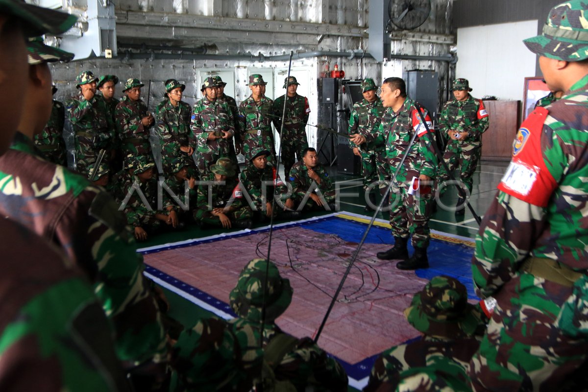 LATIHAN PEMANTAPAN ARMADA JAYA XXXVII | ANTARA Foto