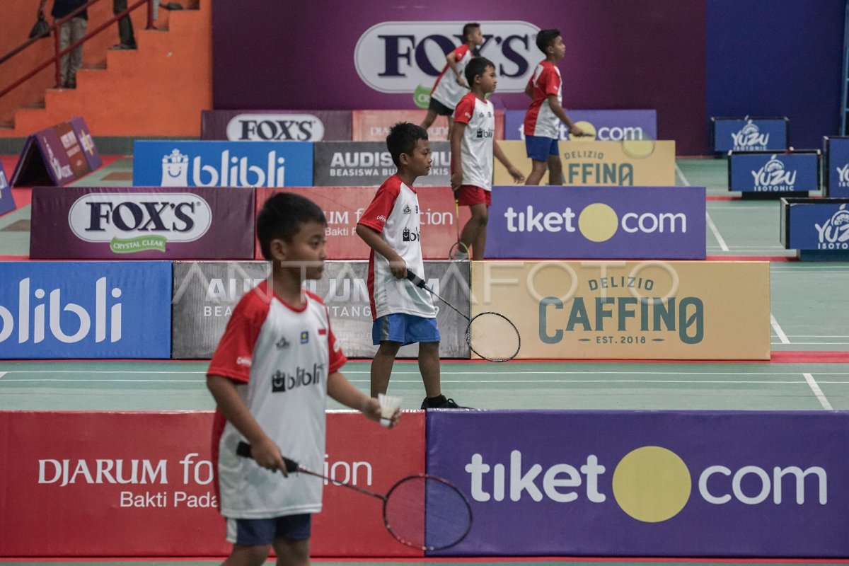 PB DJARUM HENTIKAN AUDISI UMUM BEASISWA BULU TANGKIS | ANTARA Foto