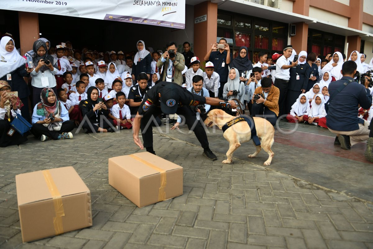 SHOW THE ALLOWANCE OF THE UNIT OF ANIMALS K9 CUSTOMS | ANTARA Foto