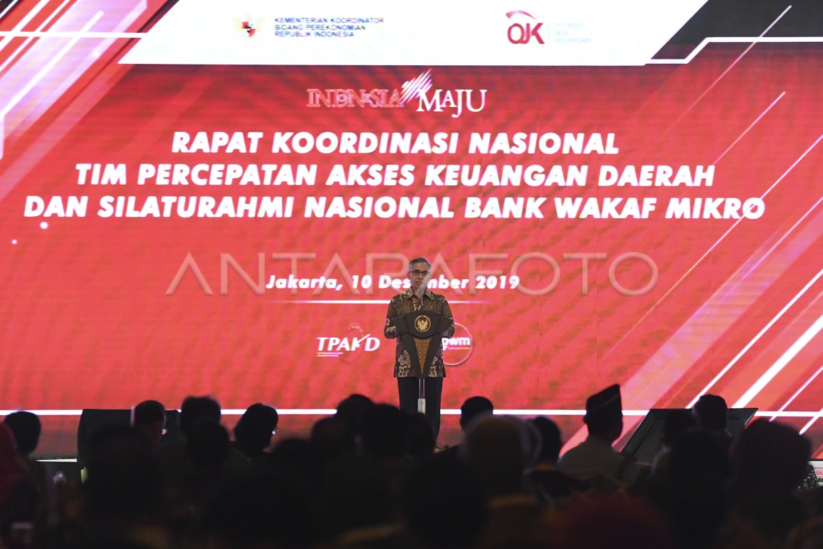 RAKORNAS TIM PERCEPATAN AKSES KEUANGAN DAERAH | ANTARA Foto
