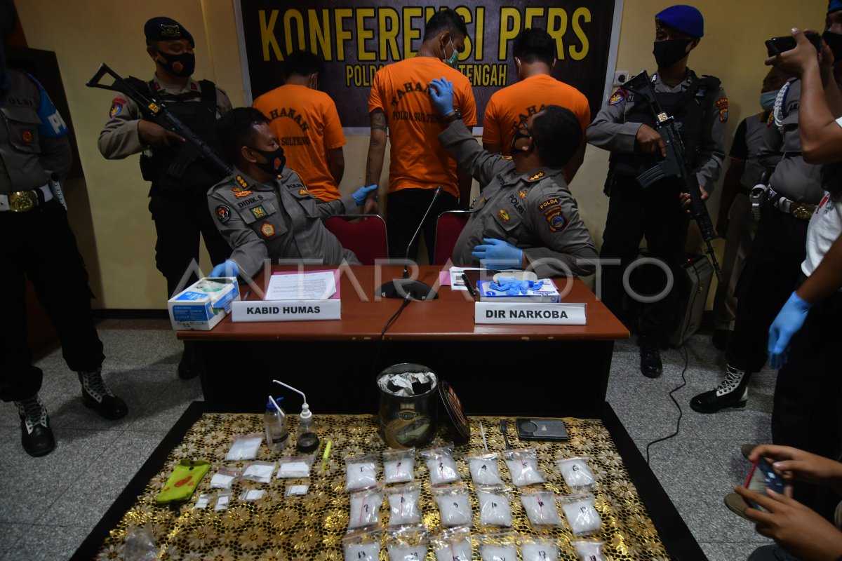 PENGUNGKAPAN KASUS NARKOBA | ANTARA Foto