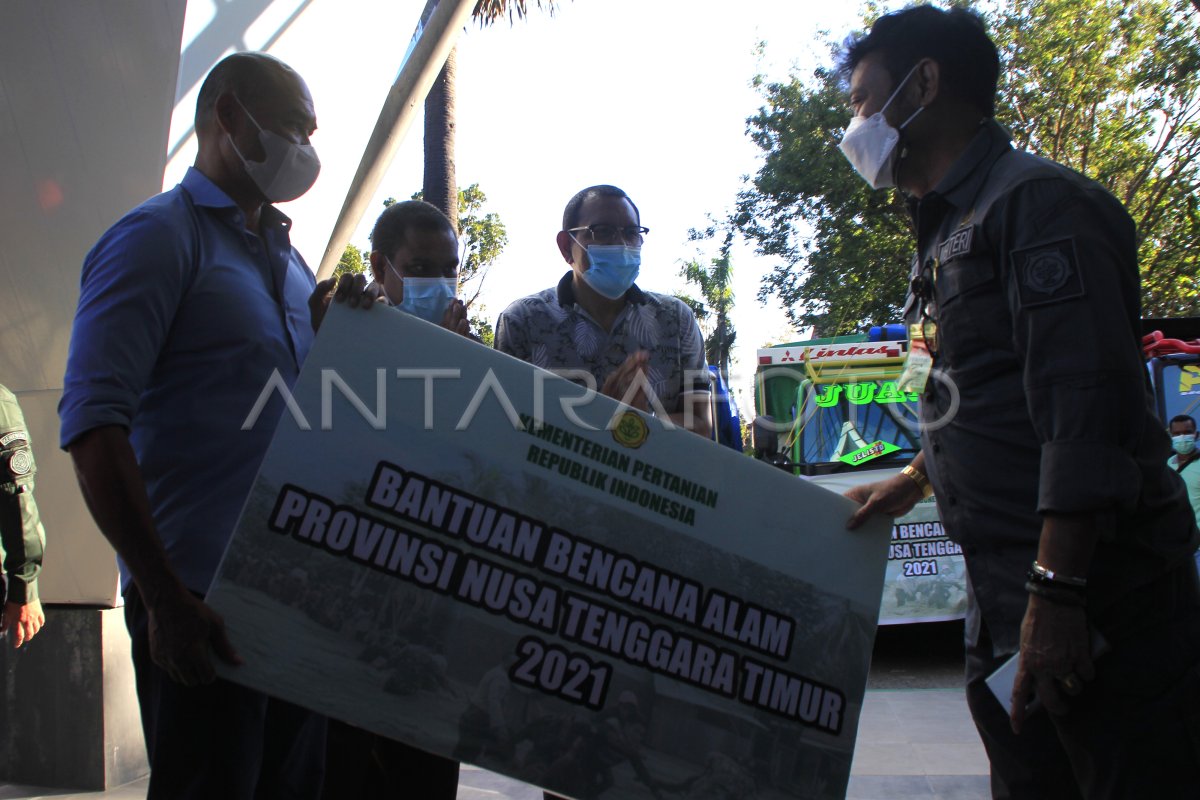 KEMENTAN BANTU KORBAN BENCANA ALAM NTT | ANTARA Foto