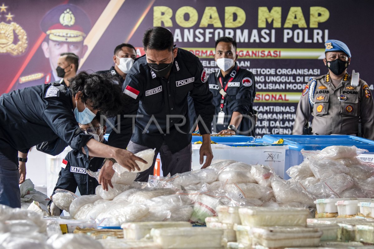 KASUS 2,5 TON SABU JARINGAN INTERNASIONAL | ANTARA Foto