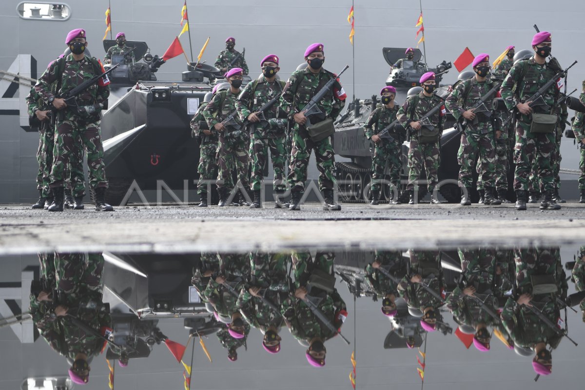 LATIHAN ARMADA JAYA XXXIX DITUNDA | ANTARA Foto