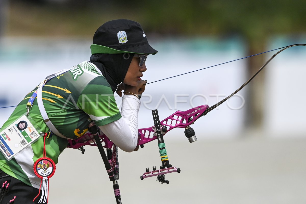 FINAL PANAHAN NOMOR RECURVE MIXED TEAM PON PAPUA | ANTARA Foto