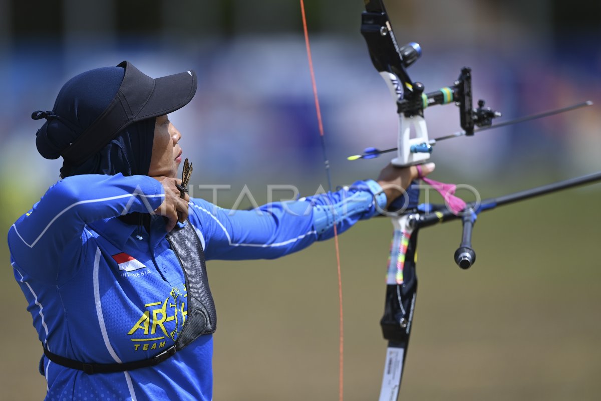 FINAL PANAHAN NOMOR RECURVE MIXED TEAM PON PAPUA | ANTARA Foto