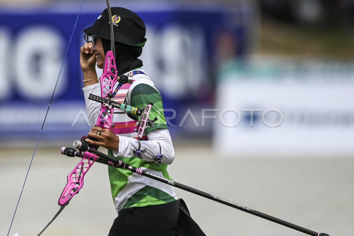 FINAL PANAHAN NOMOR RECURVE MIXED TEAM PON PAPUA | ANTARA Foto