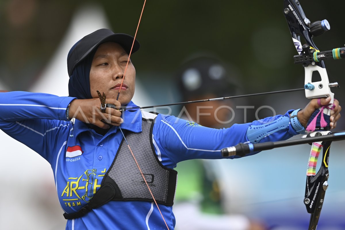 FINAL PANAHAN NOMOR RECURVE MIXED TEAM PON PAPUA | ANTARA Foto