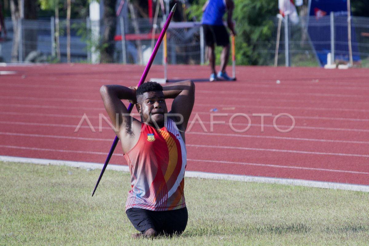 LATIHAN ATLET PAPUA JELANG PEPARNAS | ANTARA Foto