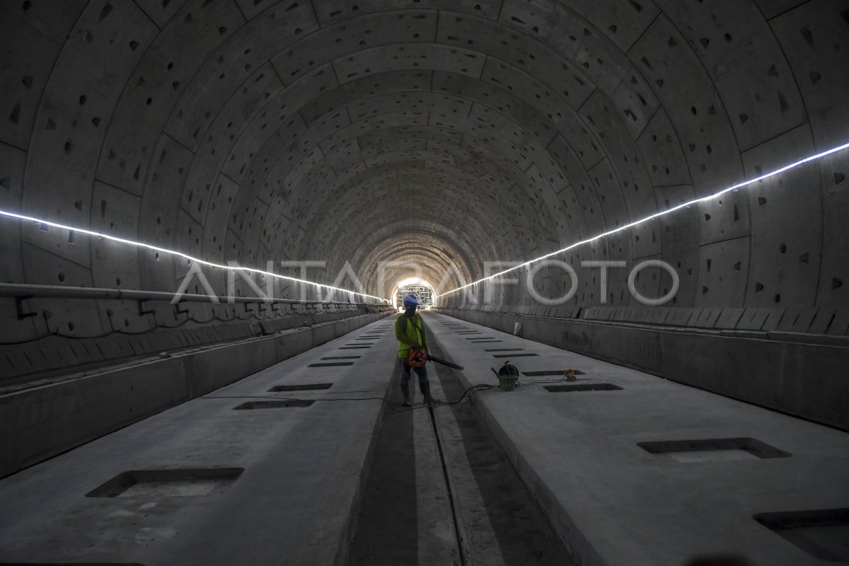 TUNNEL PROJECT ONE HALIM BULLET TRAIN JAKARTA-BANDUNG | ANTARA Foto