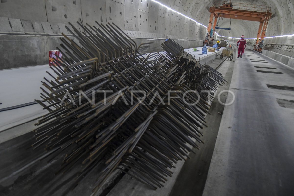 TUNNEL PROJECT ONE HALIM BULLET TRAIN JAKARTA-BANDUNG | ANTARA Foto