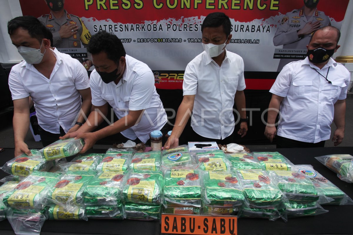 UNGKAP KASUS PEREDARAN NARKOBA | ANTARA Foto