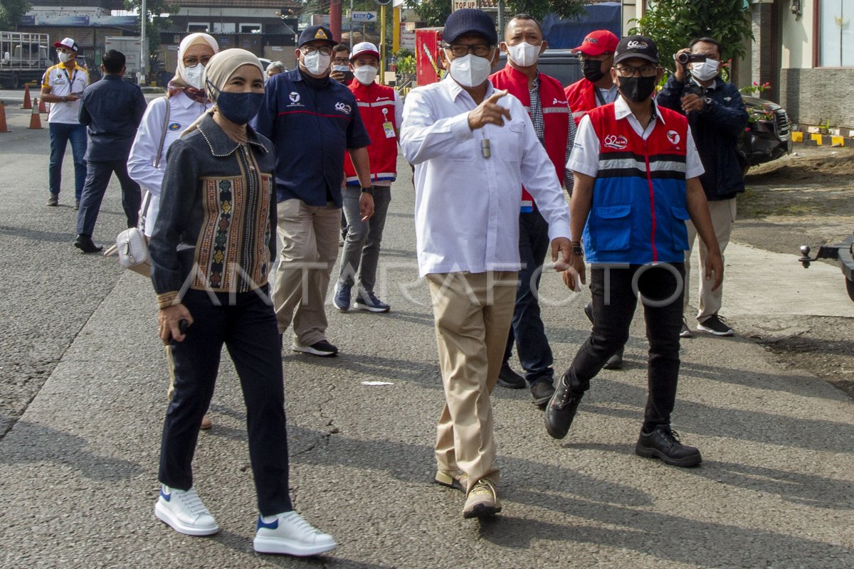 MENTERI ESDM TINJAU KESIAPAN SATGAS RAFI PERTAMINA | ANTARA Foto