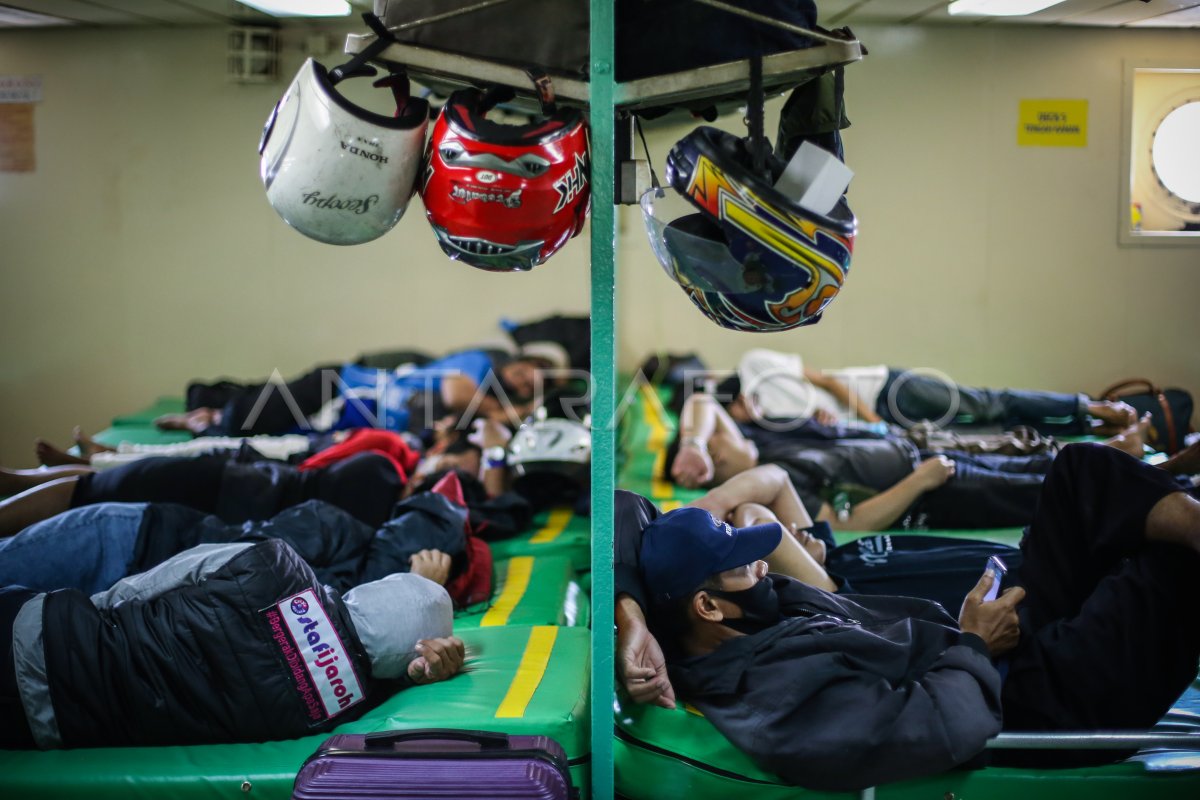 MUDIK MOTOR GRATIS PELABUHAN TANJUNG PRIOK | ANTARA Foto