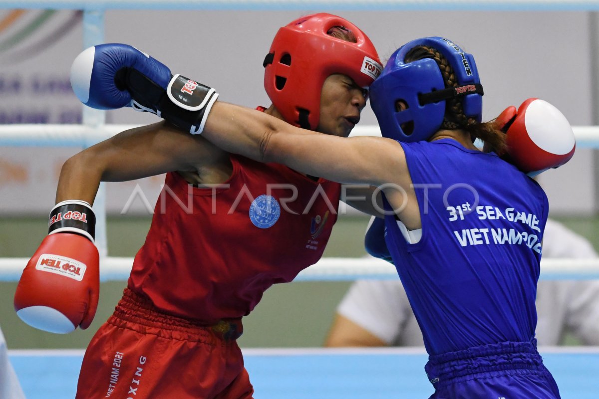 SEA GAMES 2021 : AMANDA RAIH MEDALI EMAS KICKBOXING | ANTARA Foto