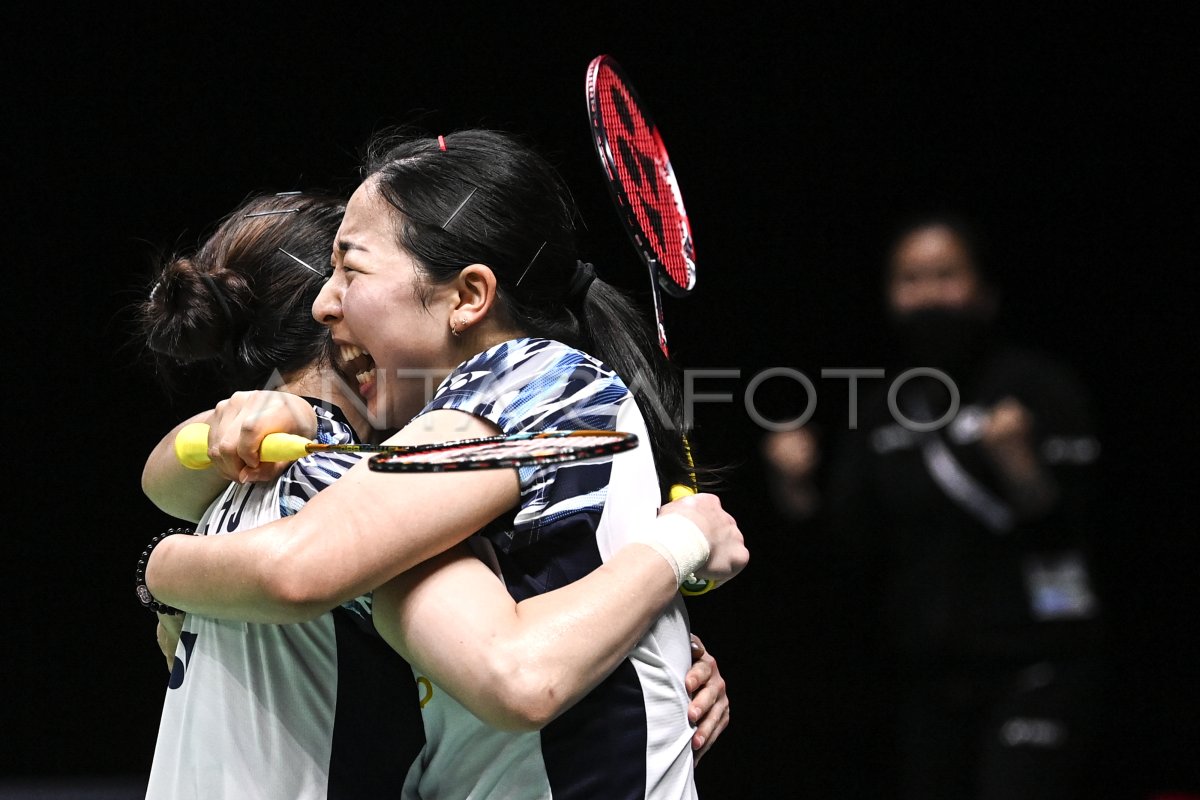 FINAL PIALA UBER 2022: KIM HYE JEONG/KONG HEEYONG WIN | ANTARA Foto