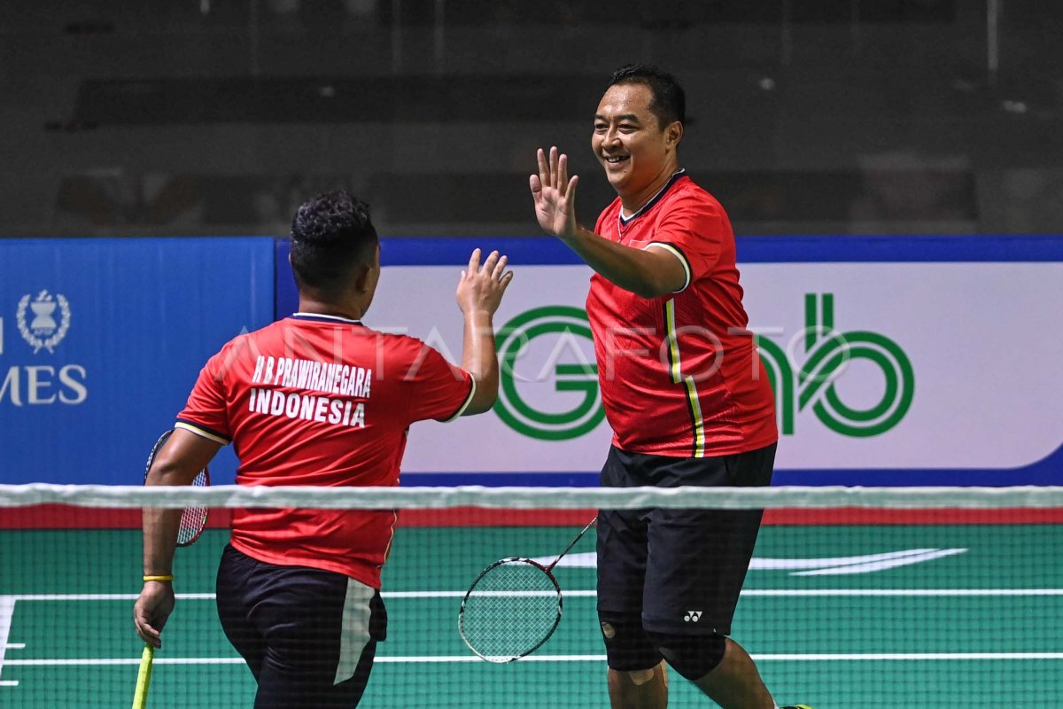 MEDALI EMAS PERTAMA INDONESIA PADA APG 2022 | ANTARA Foto