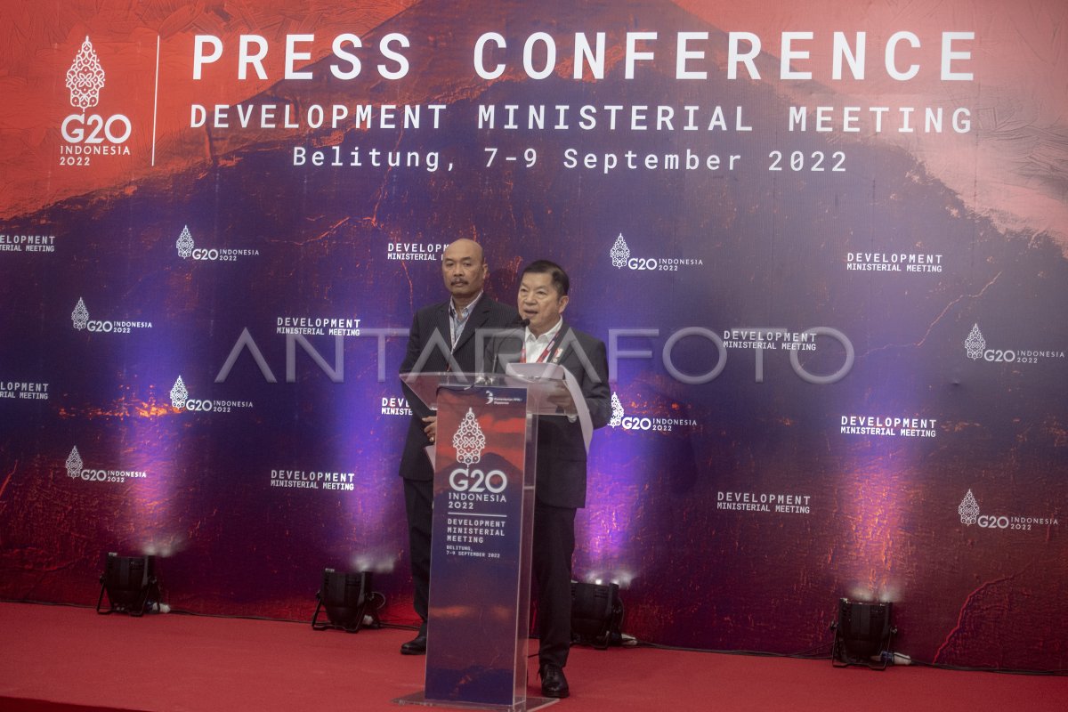 PRESS RESULTS G20 DMM 2022 | ANTARA Foto