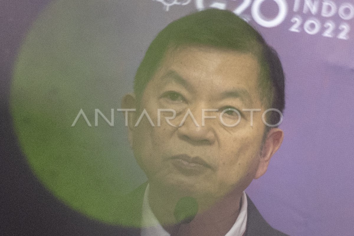 KETERANGAN PERS HASIL G20 DMM 2022 | ANTARA Foto