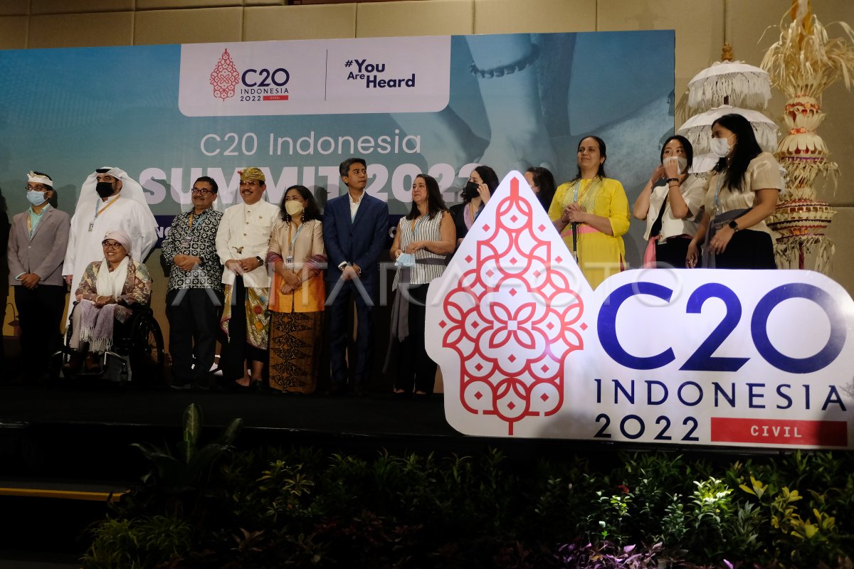 C20 KTT APERTURA EN BALI | ANTARA Foto