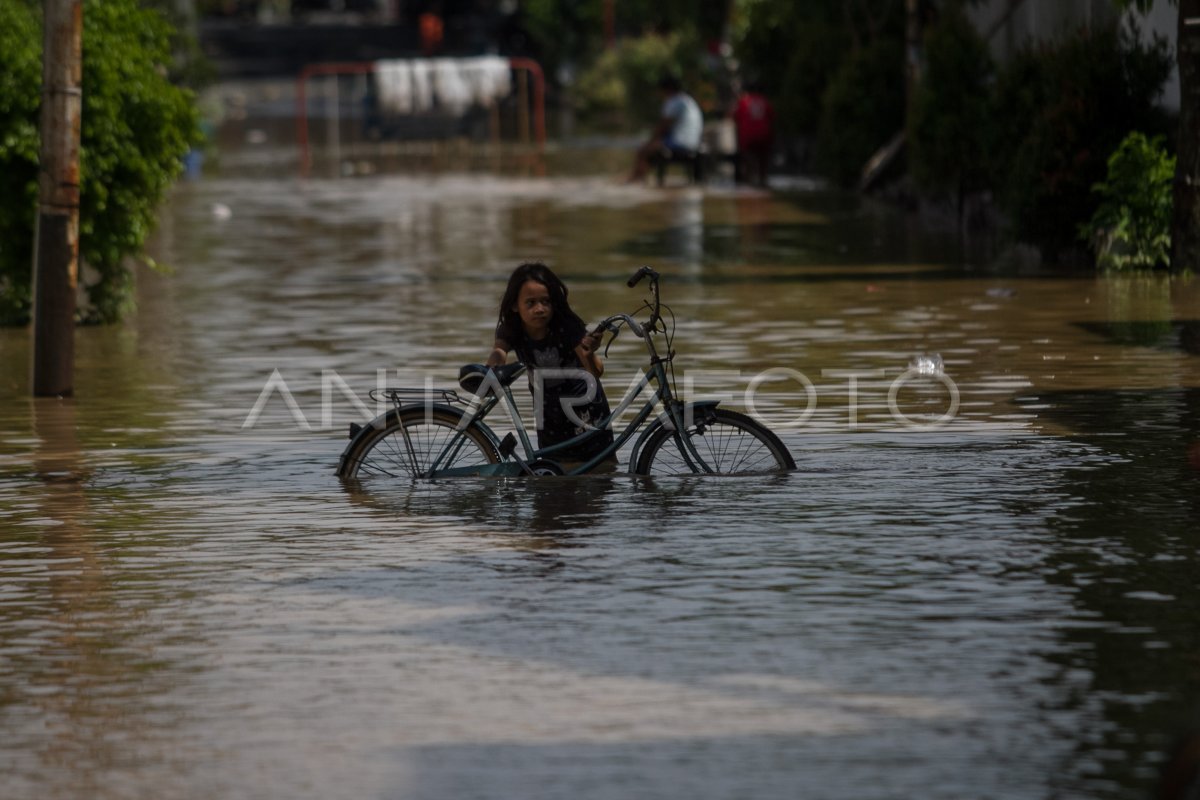 BANJIR AKIBAT LUAPAN SUNGAI SOLO | ANTARA Foto BANJIR AKIBAT LUAPAN SUNGAI SOLO | ANTARA Foto