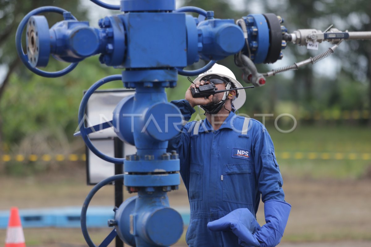 Injection Perdana Co2 Sumur Pertamina Antara Foto
