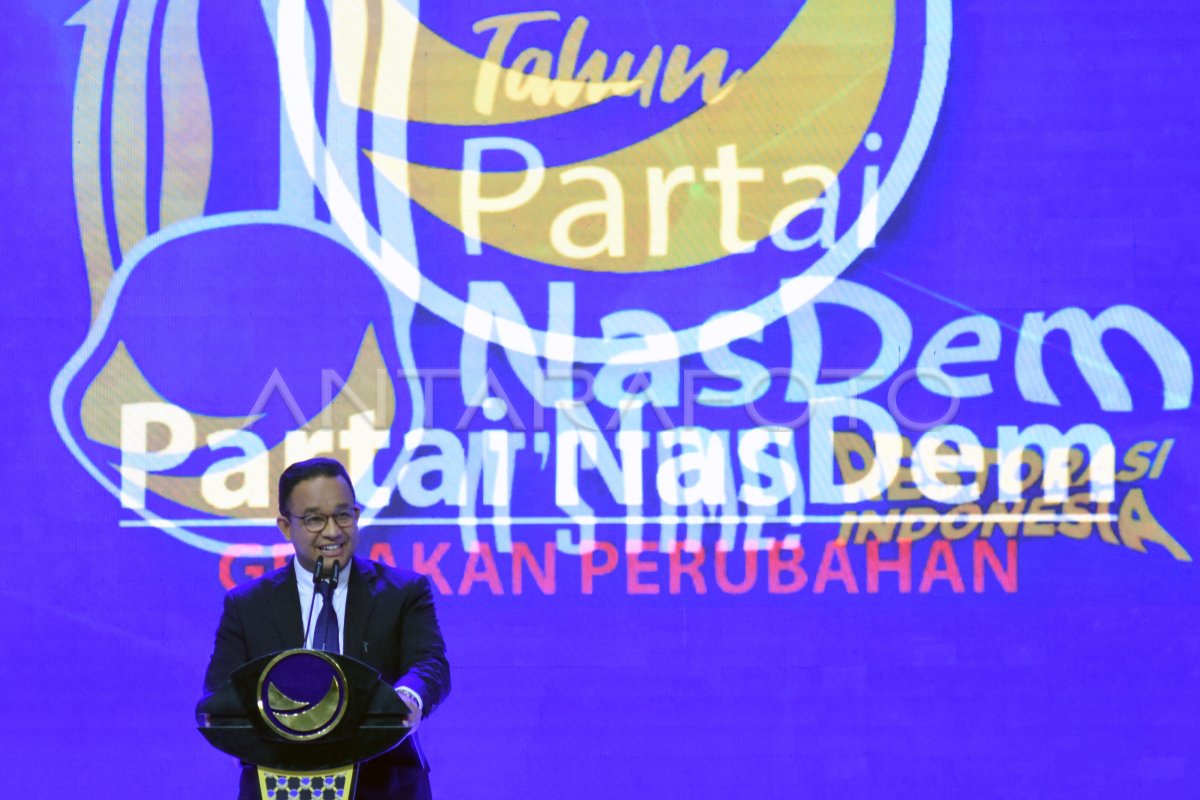 PERAYAAN HUT KE-11 PARTAI NASDEM | ANTARA Foto