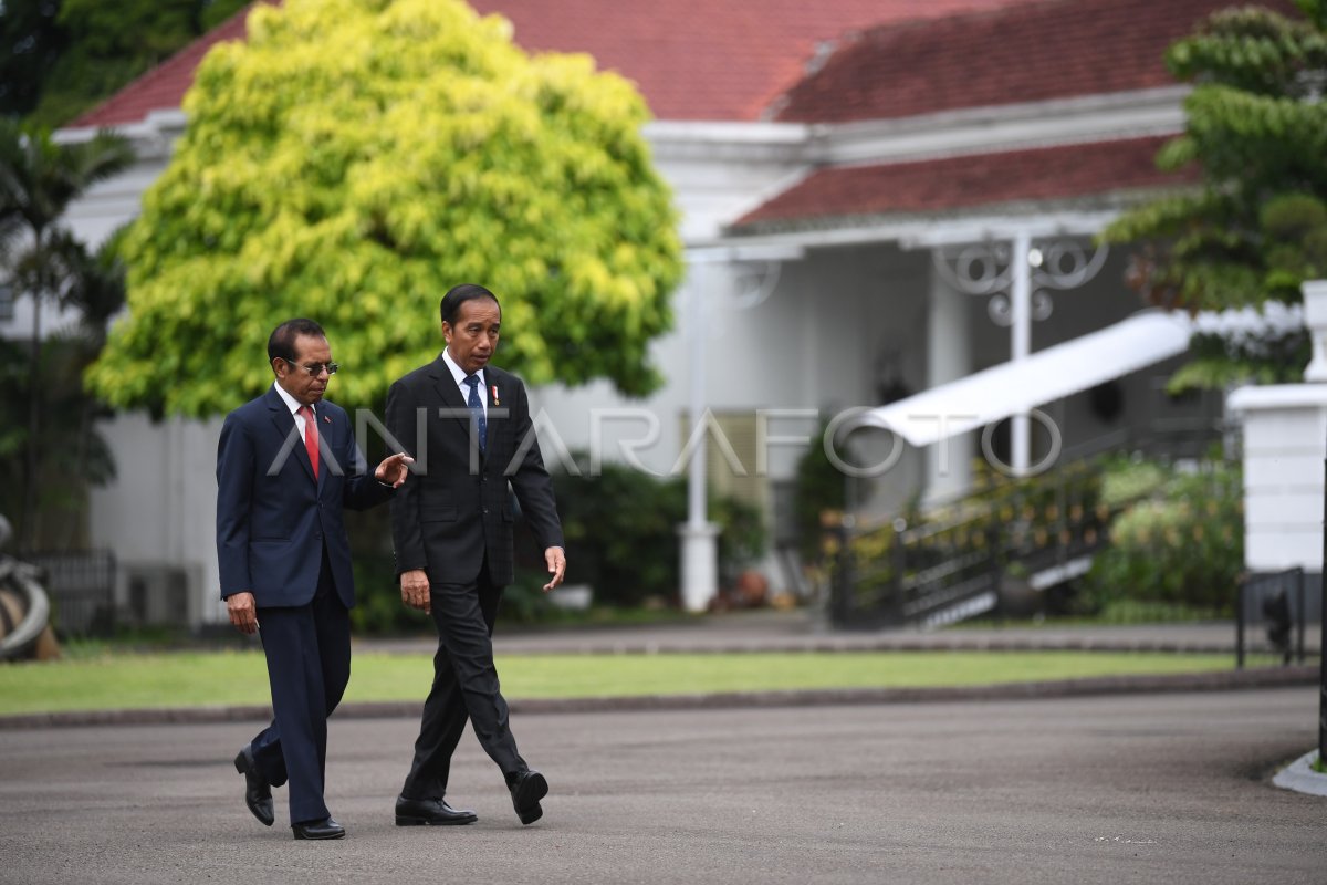 PRESIDEN TERIMA KUNJUNGAN PM TIMOR LESTE | ANTARA Foto