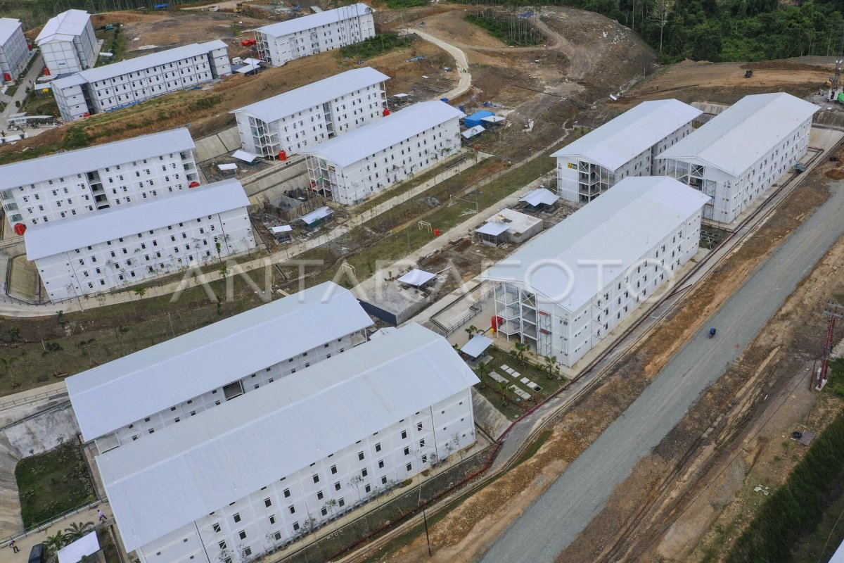 HUNIAN PEKERJA KONSTRUKSI IKN GARAPAN WEGE | ANTARA Foto HUNIAN PEKERJA KONSTRUKSI IKN GARAPAN WEGE | ANTARA Foto