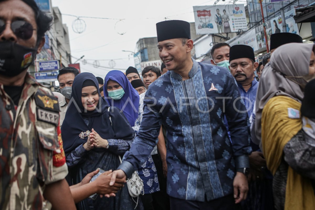 SAFARI RAMDHAN AHY DI TANGERANG | ANTARA Foto