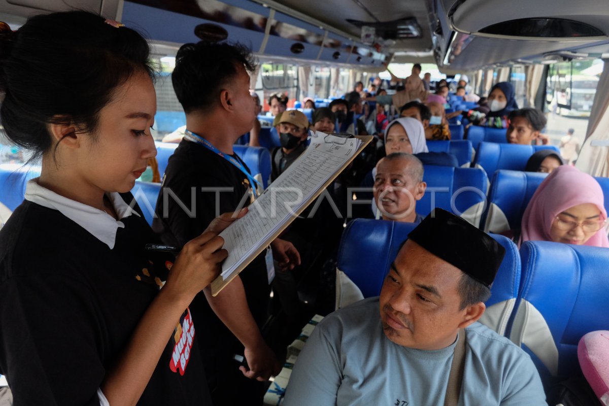 ANGKUTAN BALIK MUDIK GRATIS KEMENHUB | ANTARA Foto ANGKUTAN BALIK MUDIK GRATIS KEMENHUB | ANTARA Foto