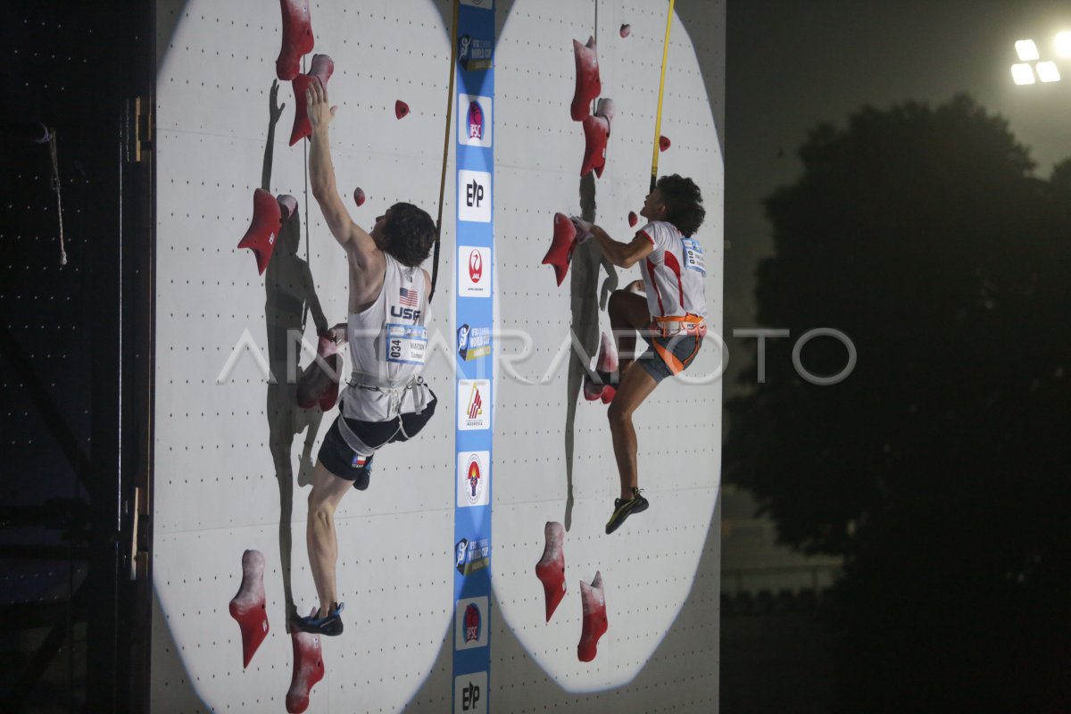 Final Kejuaraan Panjat Tebing Dunia | ANTARA Foto