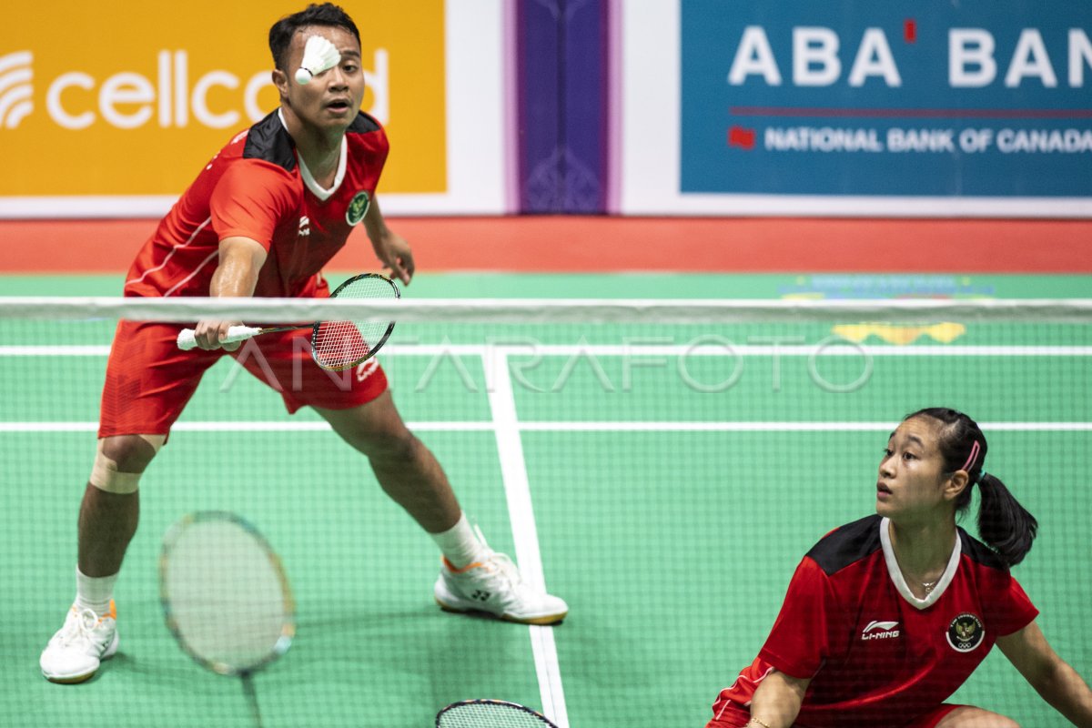 Indonesia raih medali emas bulu tangkis ganda campuran SEA Games | ANTARA Foto