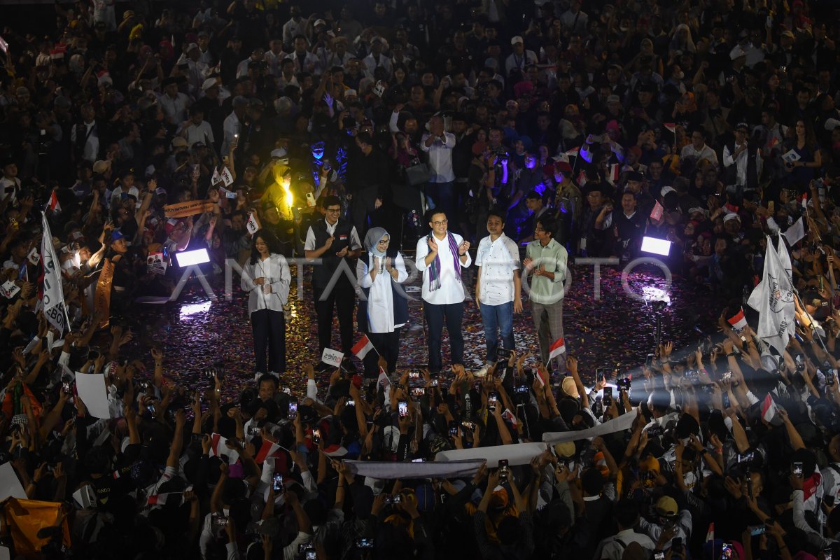 Temu Kebangsaan Relawan Anies Baswedan | ANTARA Foto
