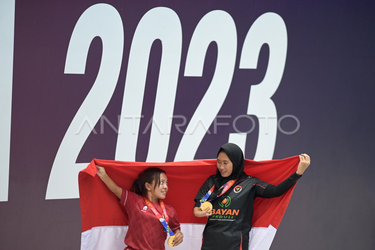 Riyanti dan Mutiara raih emas di APG 2023 | ANTARA Foto
