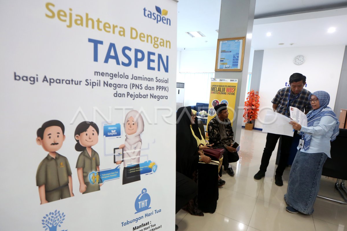 Peningkatan Layanan digital taspen bagi ASN | ANTARA Foto