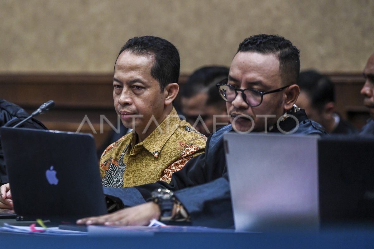 Sidang lanjutan korupsi BTS BAKTI Kominfo | ANTARA Foto
