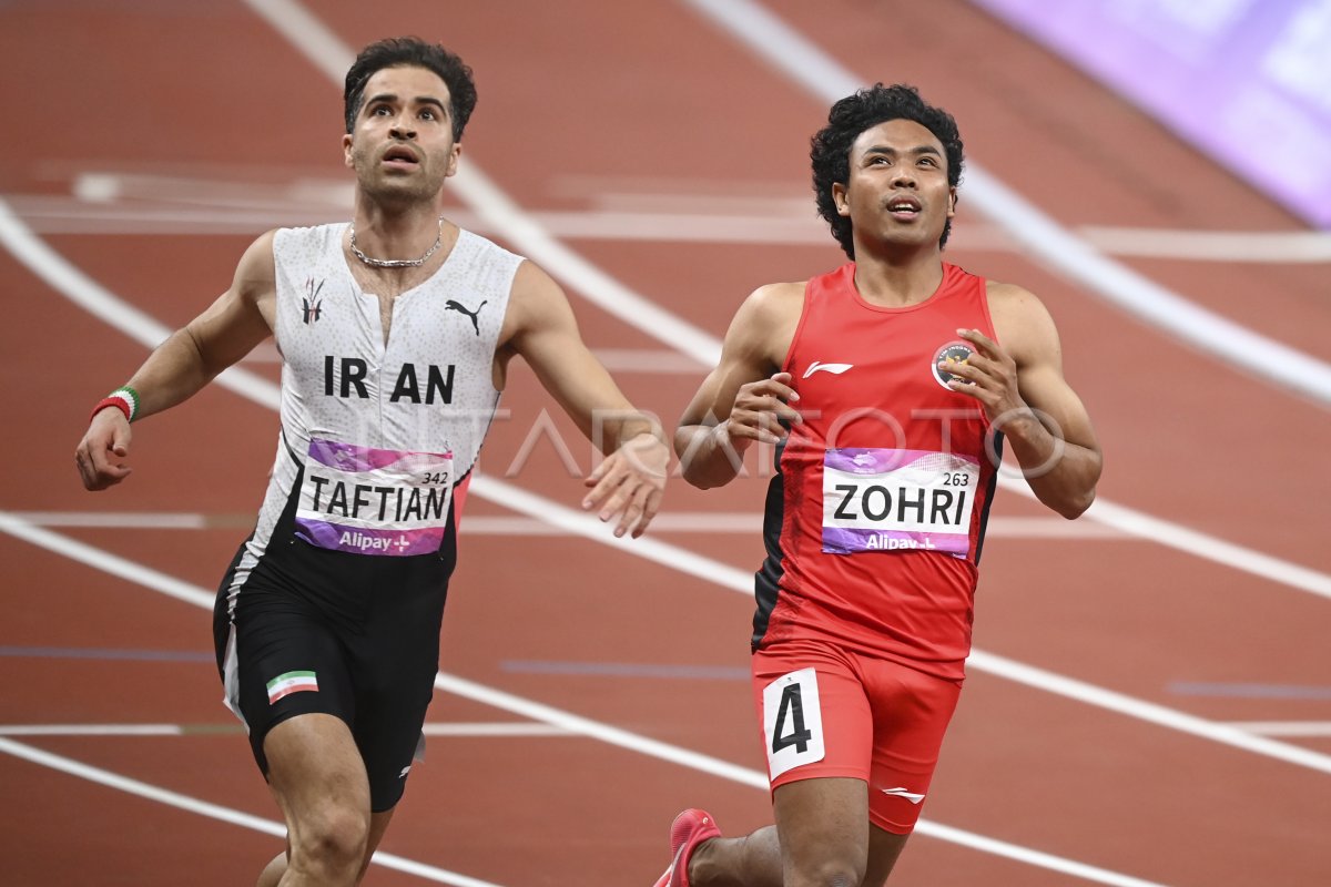Final 100 meters Asian Games | ANTARA Foto