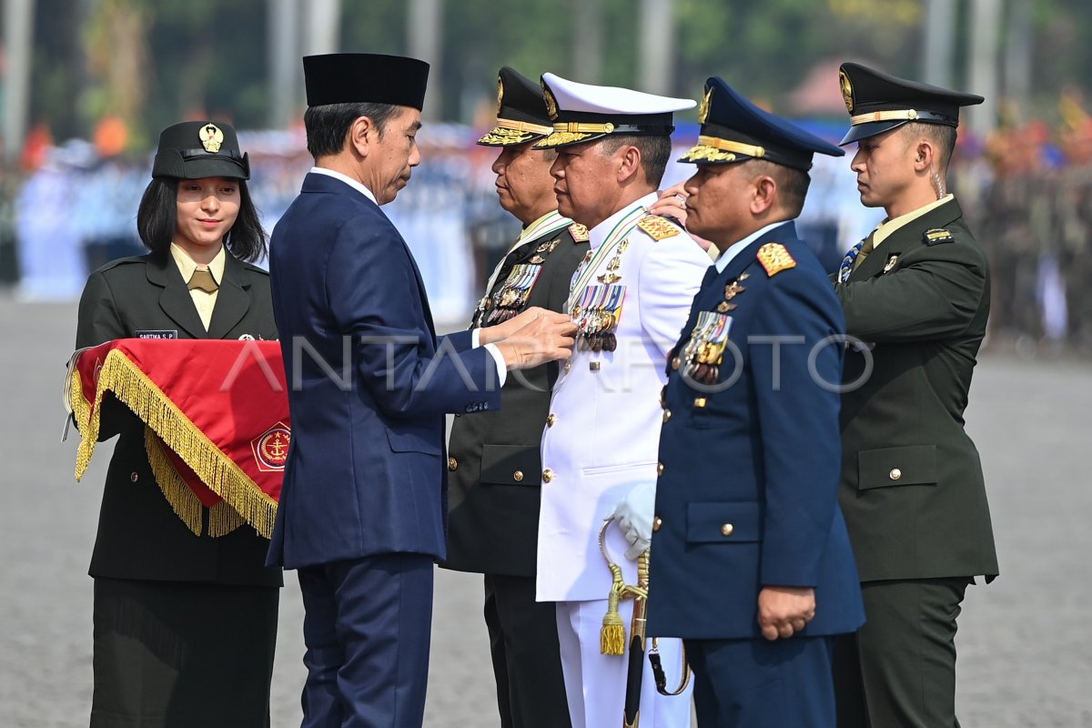 Peringatan HUT ke-78 TNI | ANTARA Foto