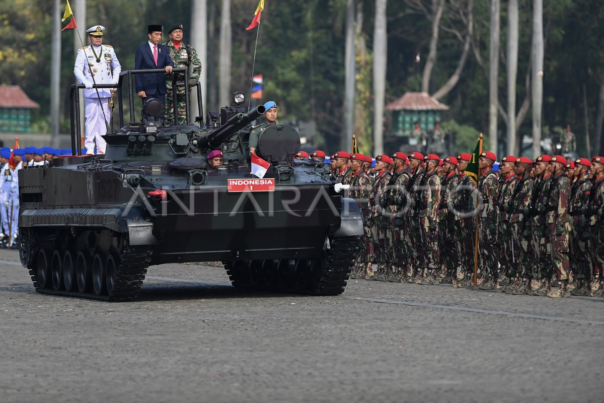 Upacara HUT ke-78 TNI | ANTARA Foto