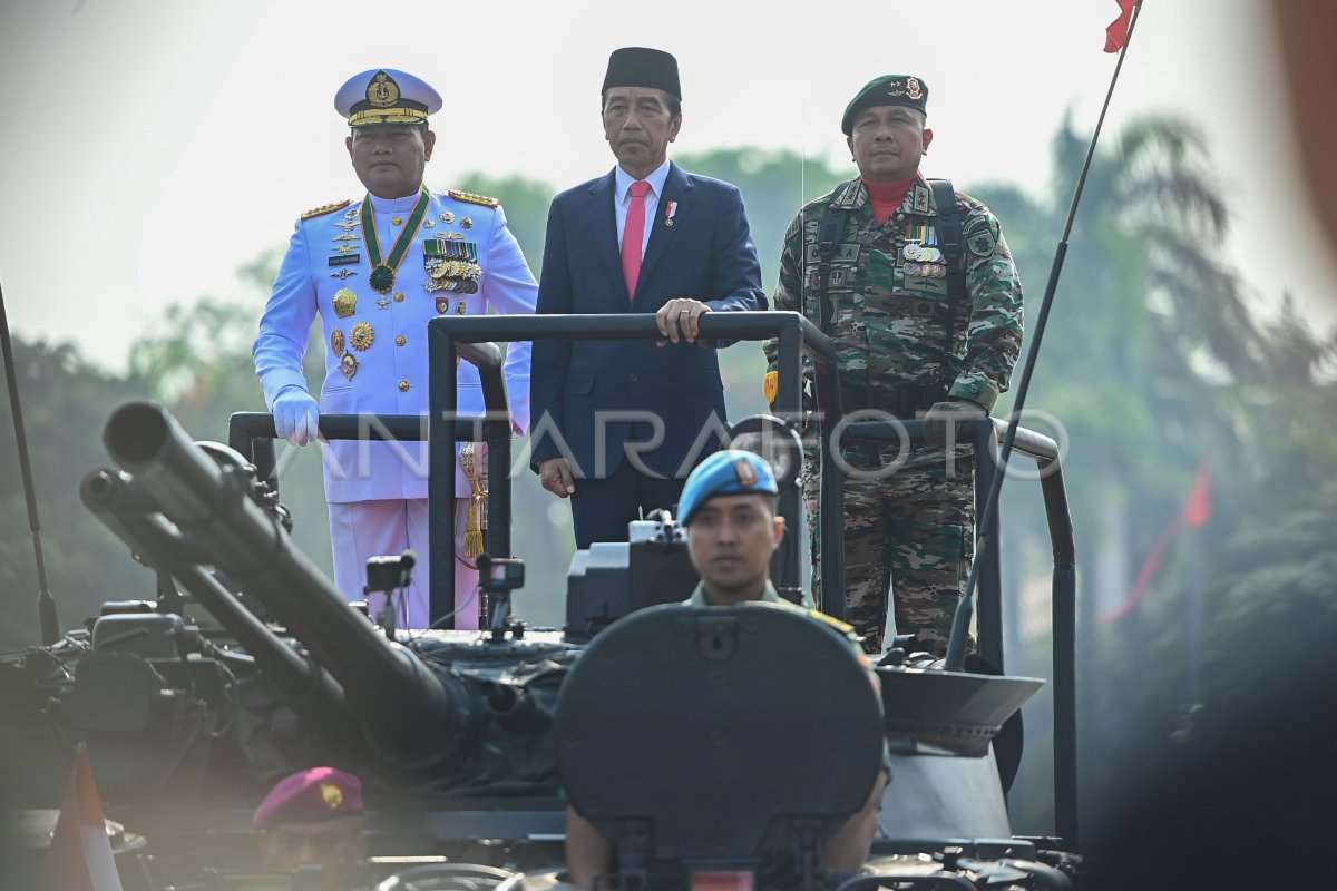 Upacara HUT ke-78 TNI | ANTARA Foto