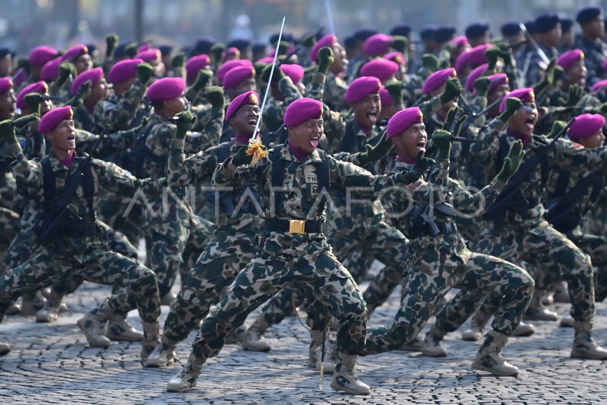 Upacara peringatan HUT ke-78 TNI | ANTARA Foto